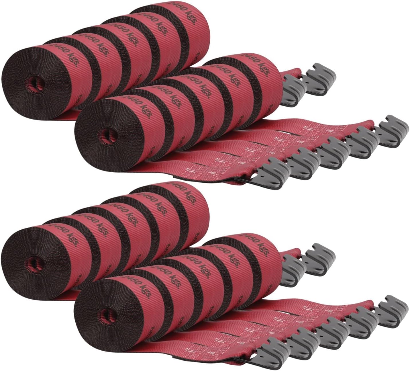 Amazon.com: Mytee Products Kinedyne Winch Straps 4" x 30" Red Heavy ...