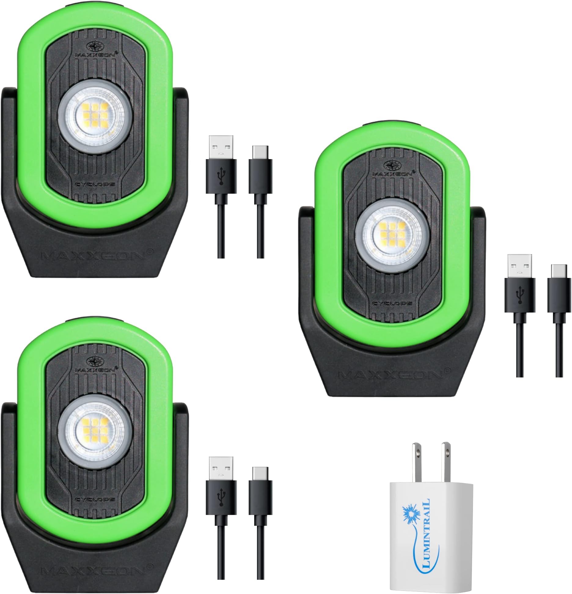 MAXXEON MXN05010 Lumentator Worklight, Rechargeable, High Output 4100 ...