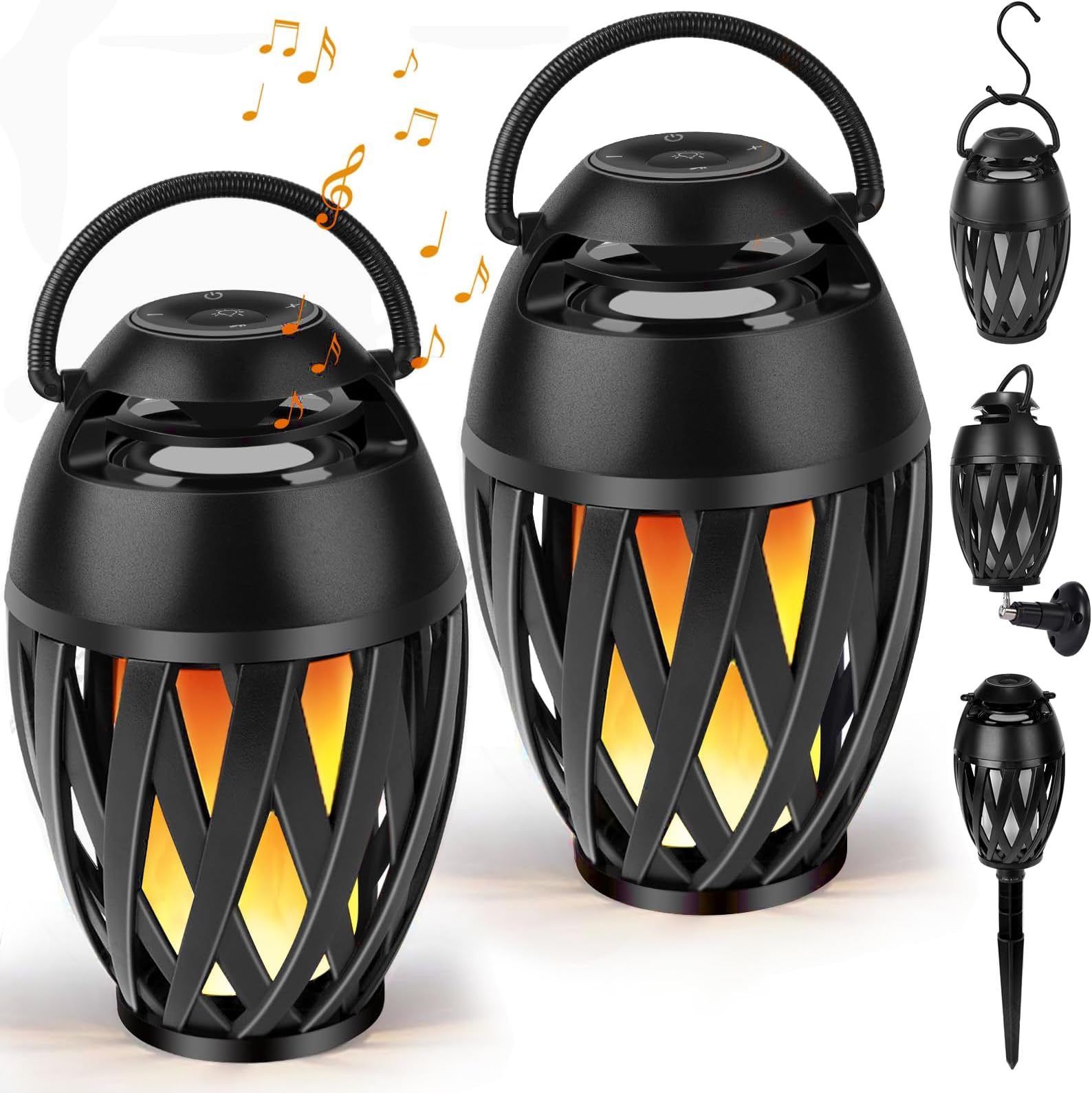 Amazon.com: Outdoor Bluetooth Speaker Gifts for Men,Him with LED Flame ...