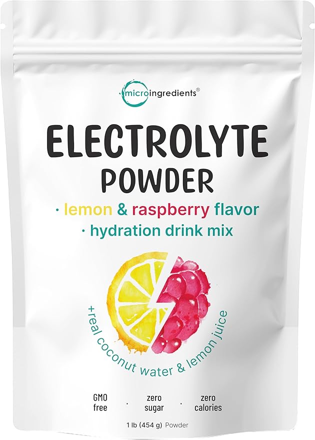 Amazon.com: Micro Ingredients Hydration Electrolyte Powder, 1 lb (69 ...