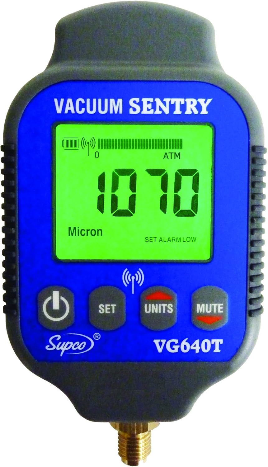 Supco VG640T Vacuum Sentry With Local Alarm and Remote Alarm, LCD ...