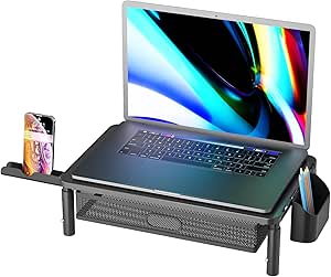 Amazon.com: UPGRAVITY Computer Stand for Desktop Monitor, Monitor Stand ...