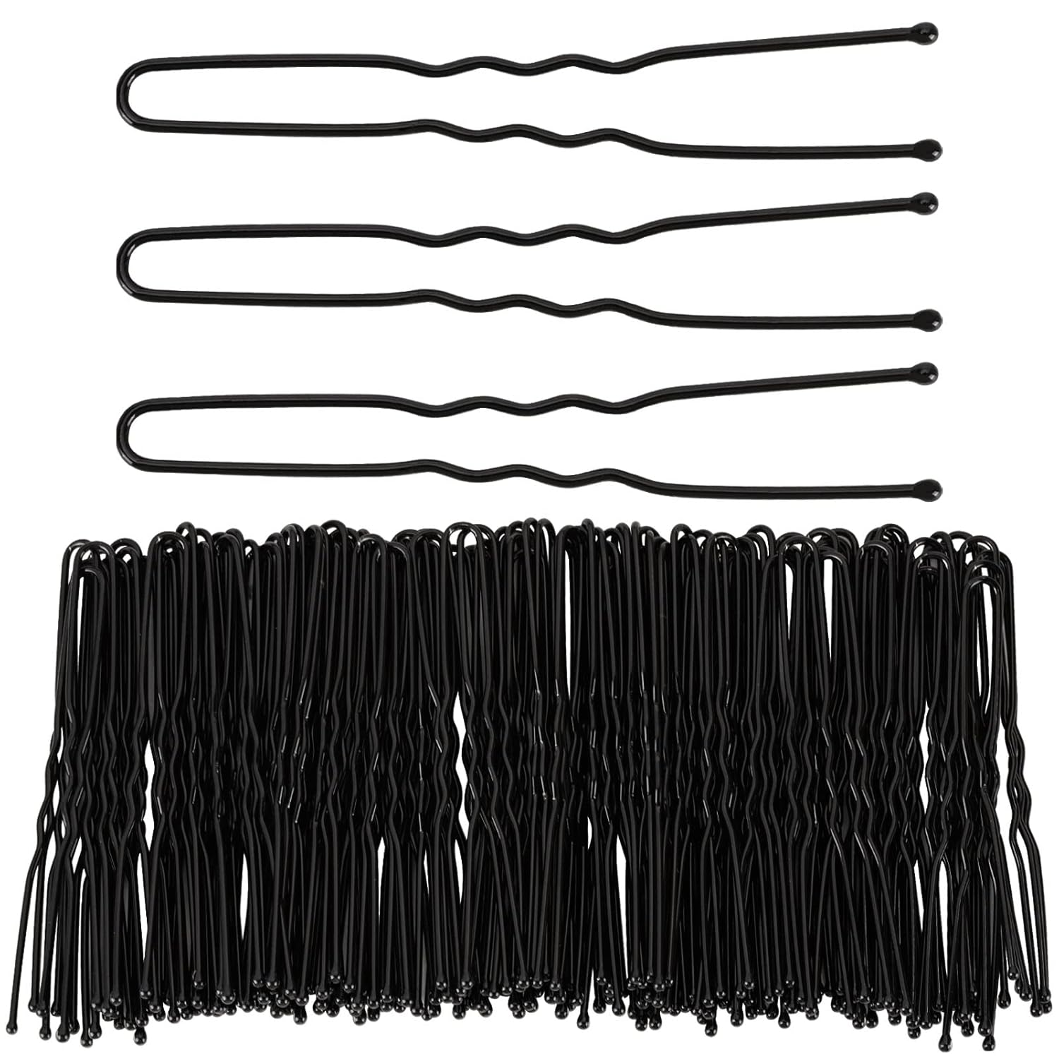 Amazon.com : Tbestmax 300 Hair Bun Bobby Pins U Shaped Pin Hair Grips ...