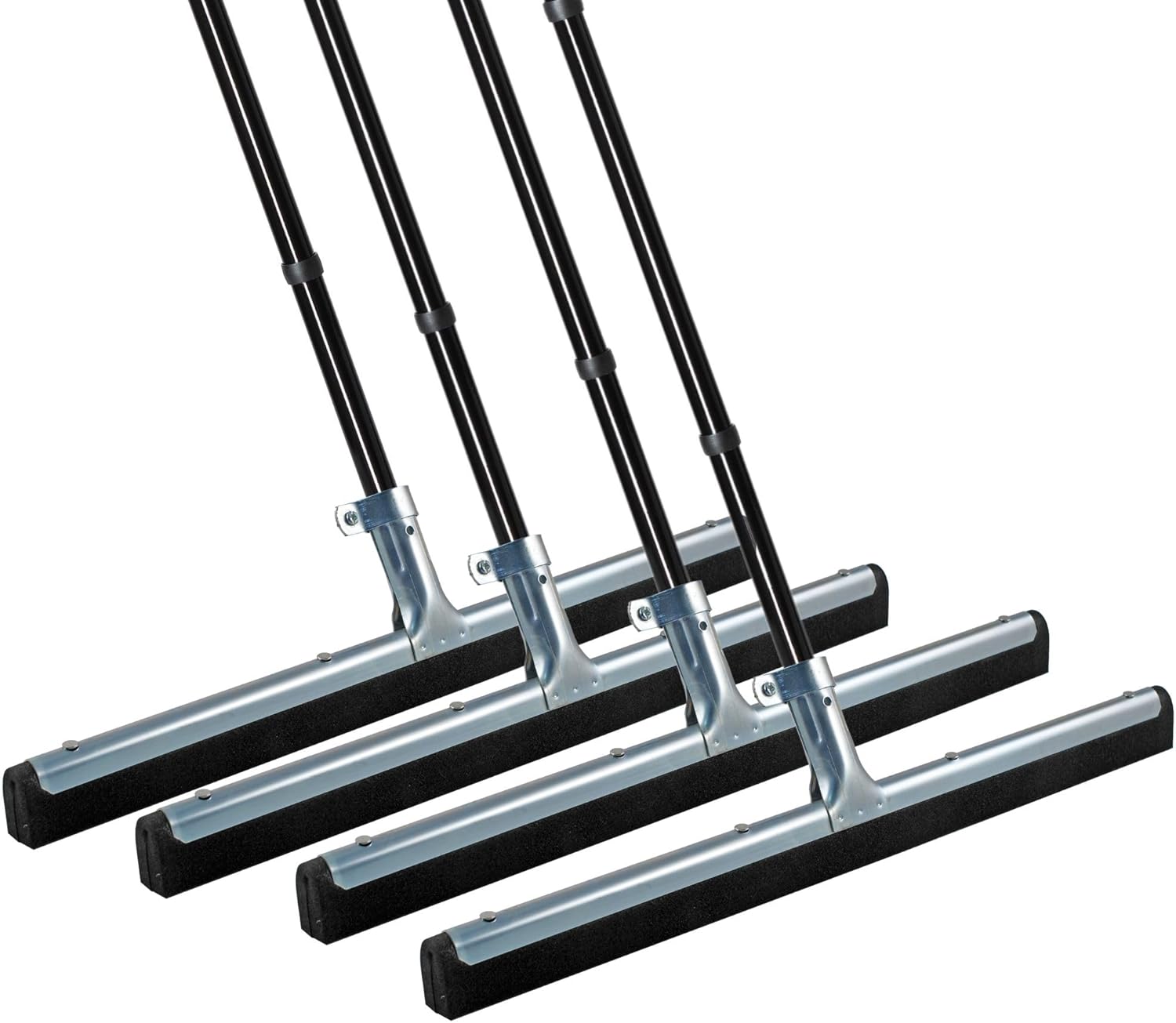 Novaliv Lot de 4 raclettes de douche à manche long 137 cm Raclette de ...