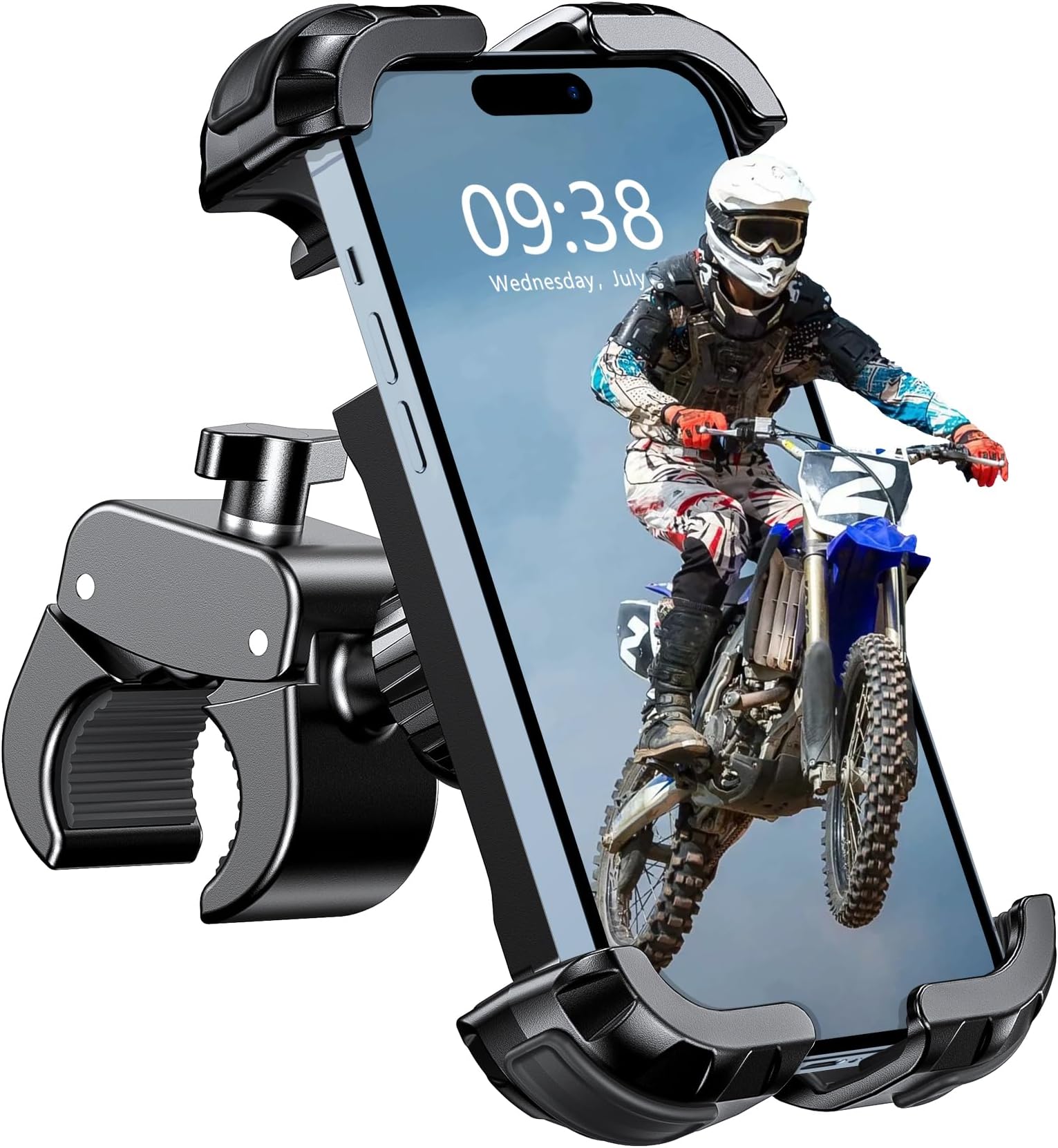 WOCBUY Bike Phone Mount, Upgrade [1s Lock][Secure Protection ...