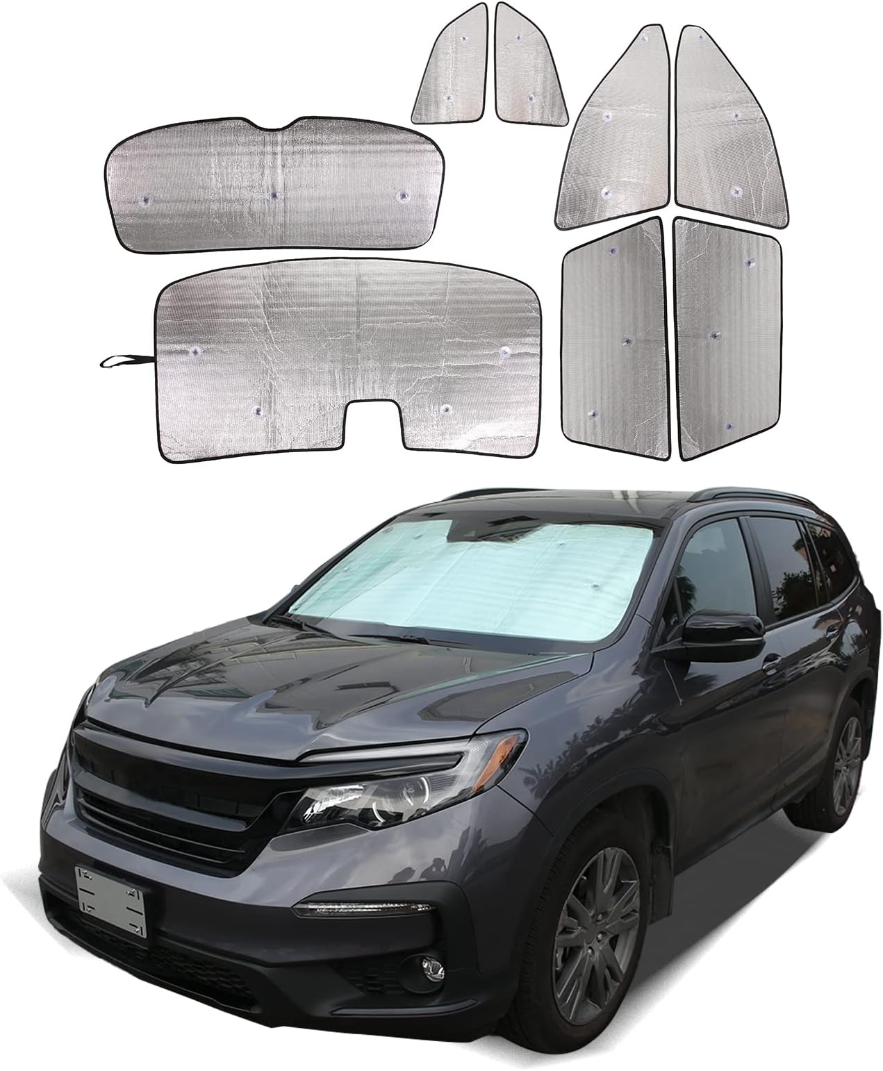 Amazon.com: Side Window Front Seat Reflective Sunshade Custom Fit for ...