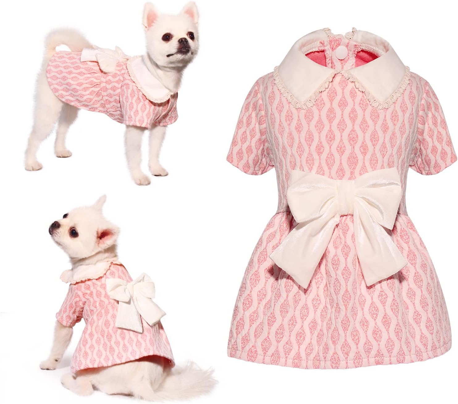 Topkins Vestidos para perro, vestido de boda para perro, vestido de ...