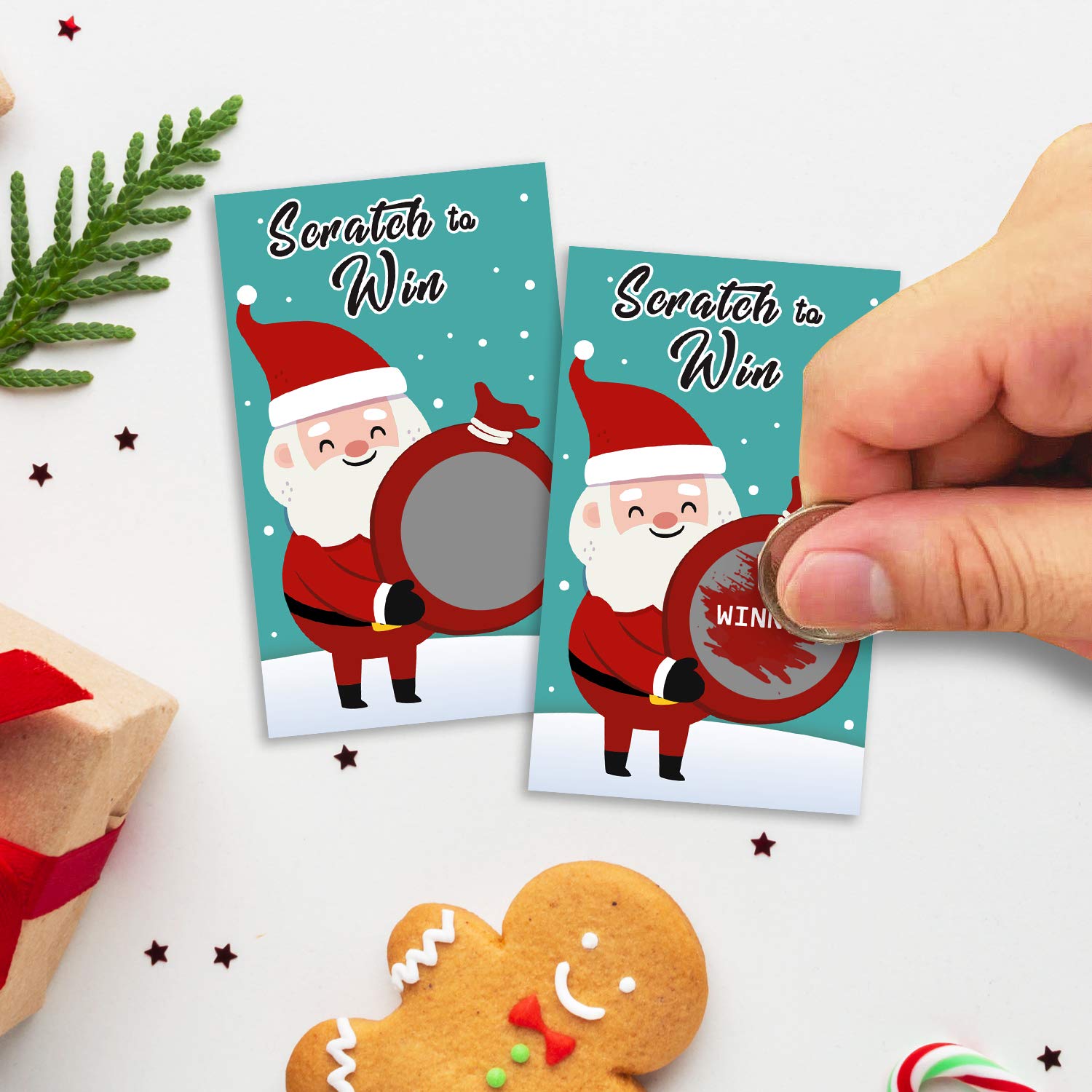 Snapklik.com : Christmas Scratch Off Games - 40 Pcs Xmas Party Fun For ...