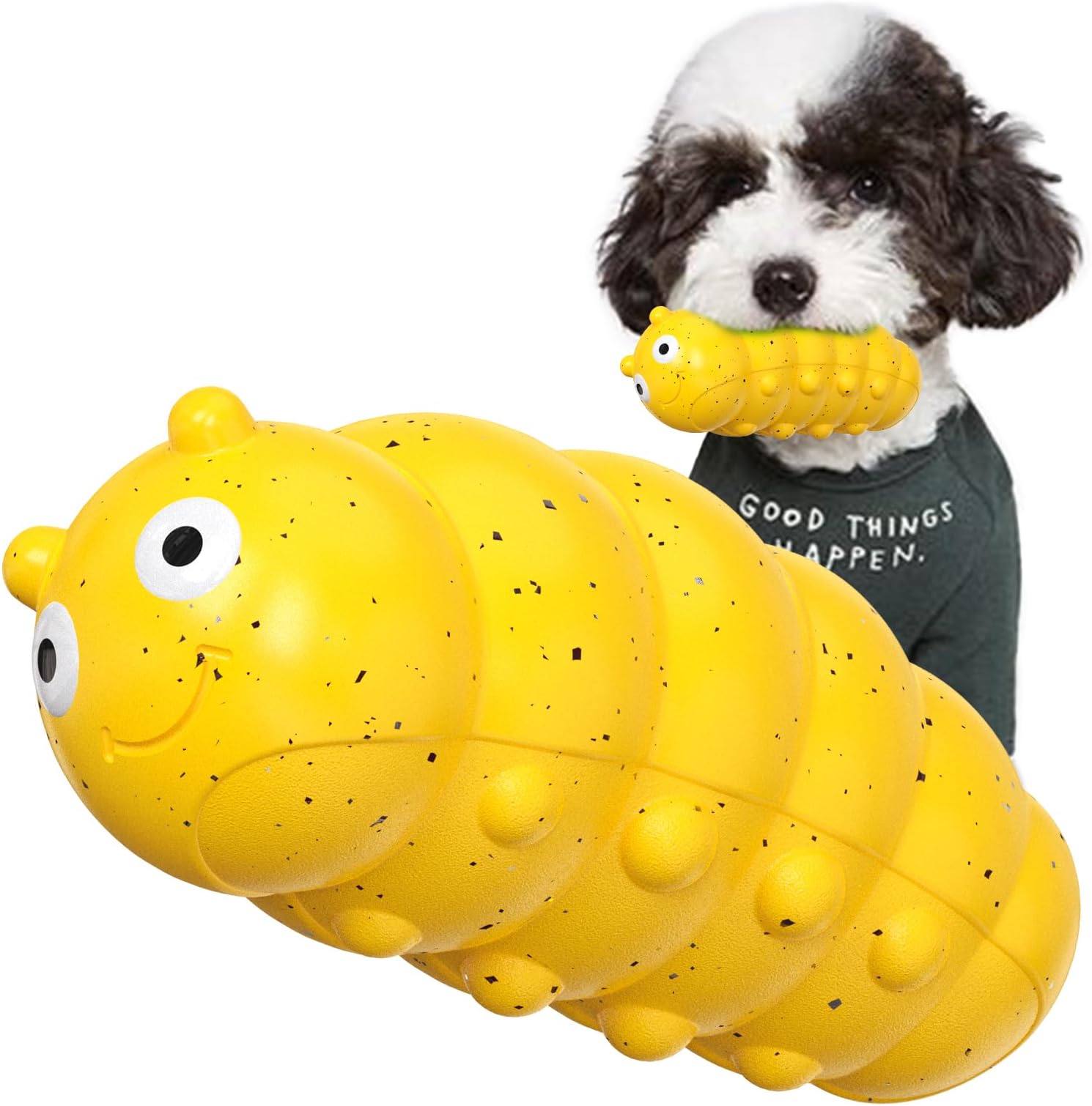 Pet Supplies : Panbo Squeak Bug Dog Chew Toy, TPR Durable Squeaky Dog ...