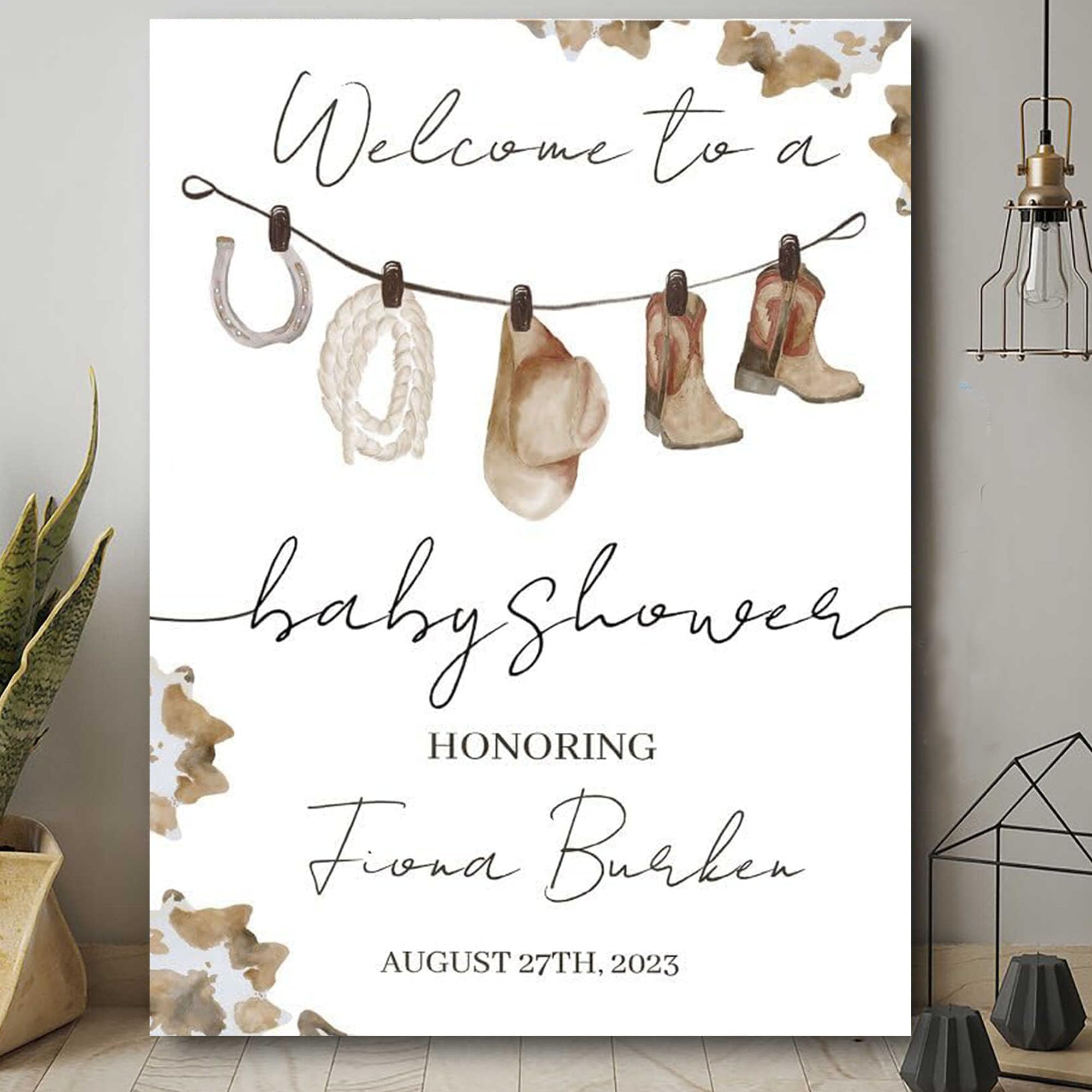 Rustic Baby Shower Sign 31 MOST POPULAR Girl Baby Shower Themes (2025)