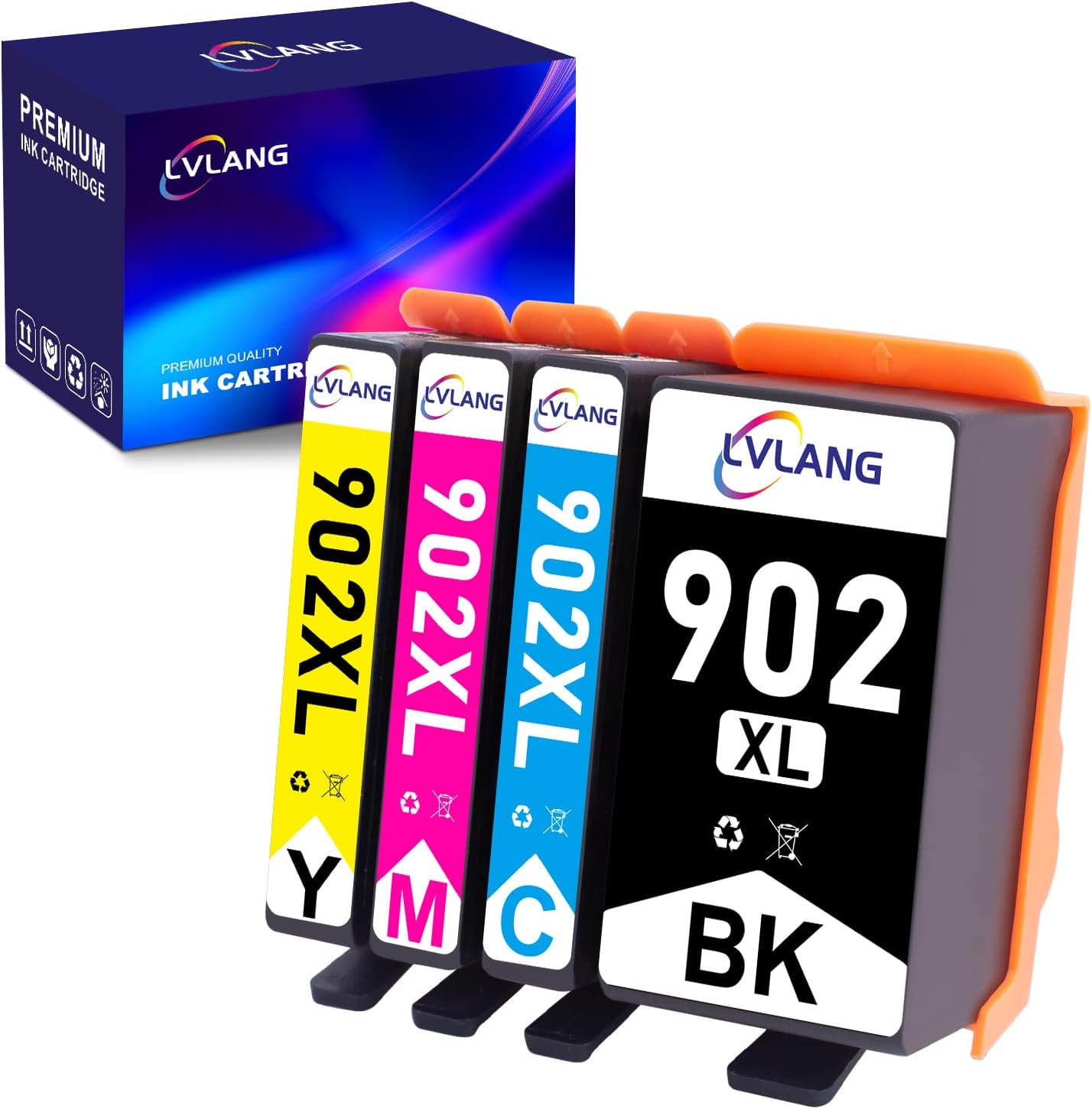 Amazon.com: 902XL Ink Cartridge Combo Pack,High-Yield, Compatible for ...