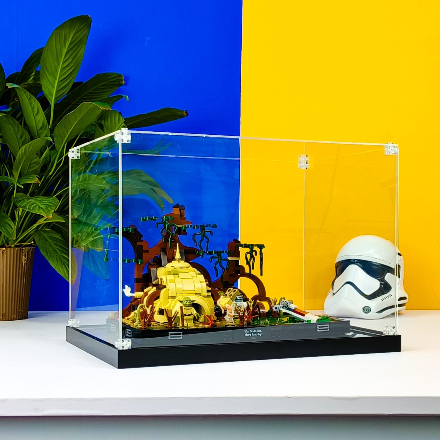 Amazon.com: iCUANUTY Acrylic Display Case for Lego Dagobah Jedi ...