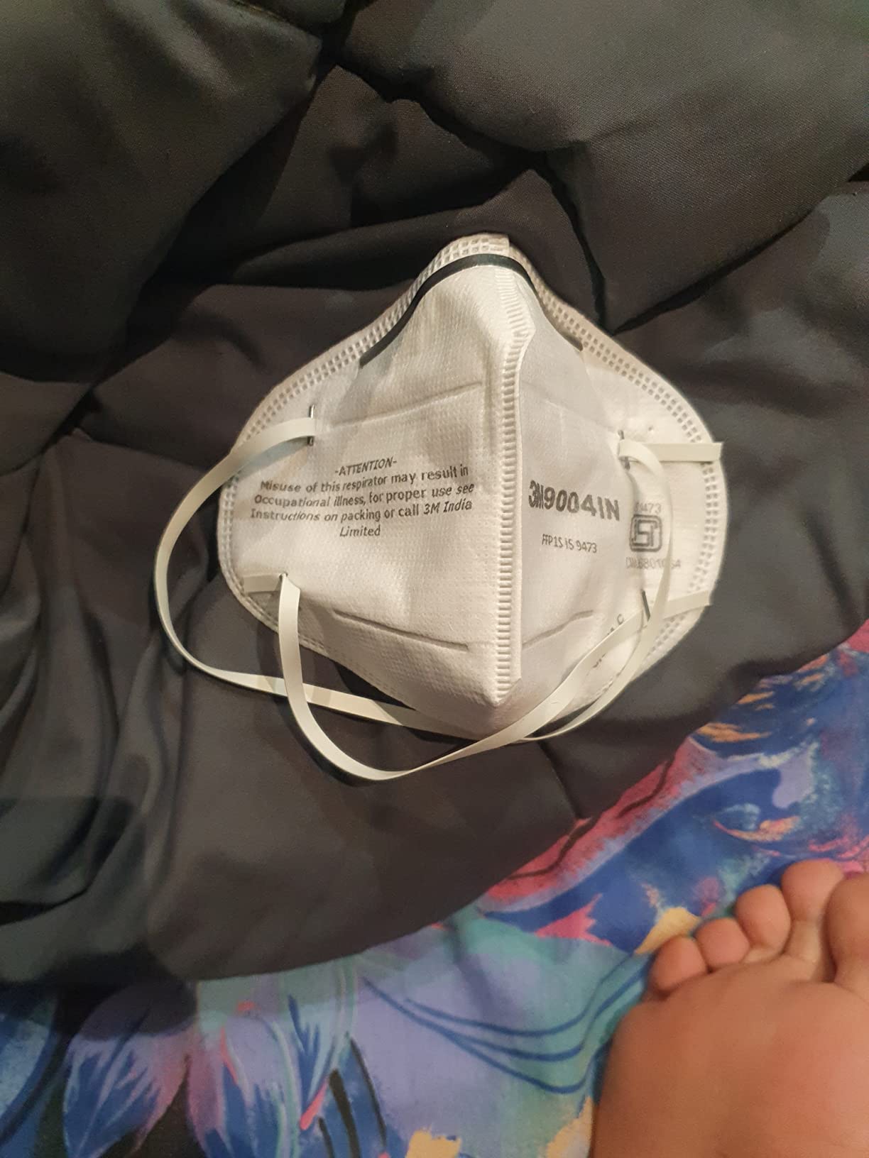 3M 9004 IN Certified Disposable Respirator (White, Pack of 20) : Amazon ...