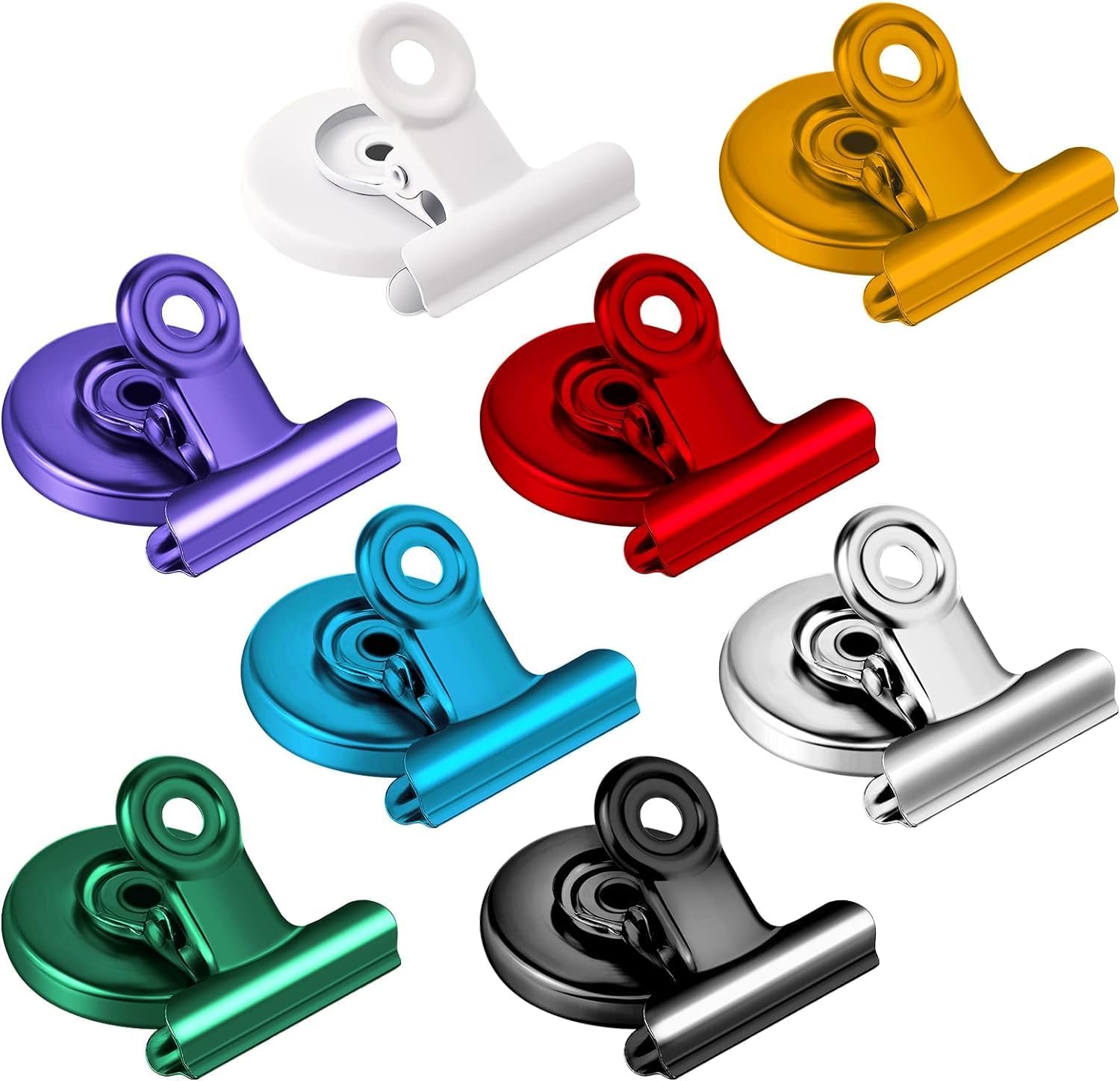 Amazon.com : Magnetic Clips, 12 Pack Heavy Duty Refrigerator Magnet ...