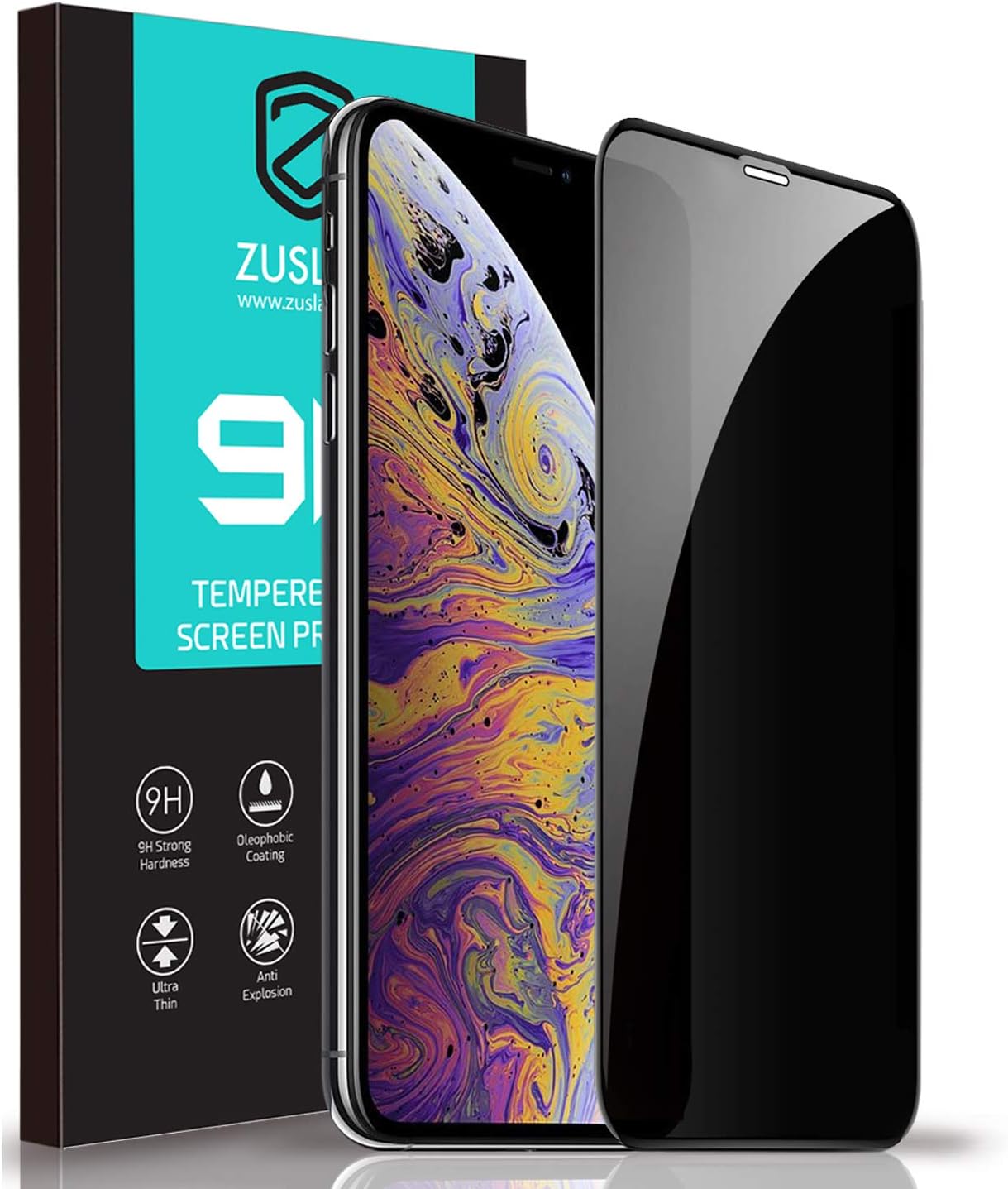 Amazon.com: ZUSLAB Privacy Screen Protector Compatible with Apple ...