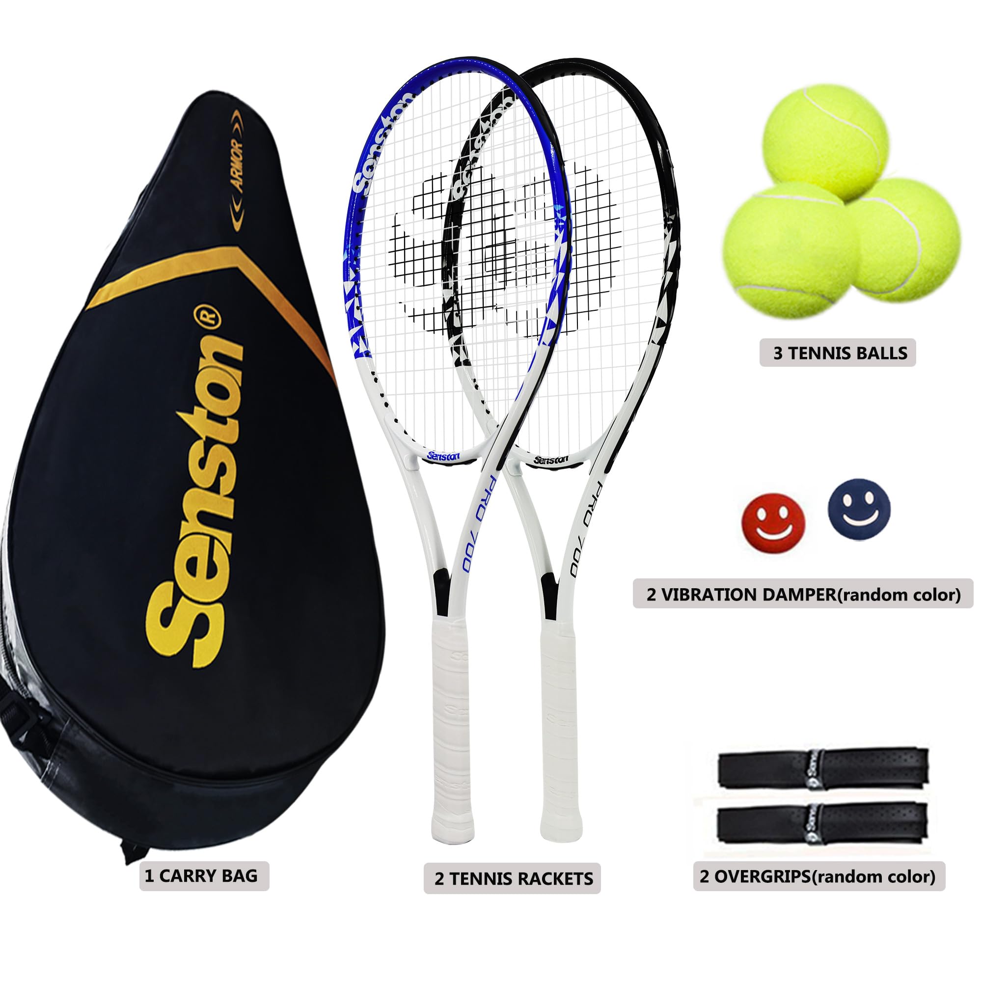 Snapklik.com : Senston Tennis Rackets For Adults 27 Inch Tennis ...