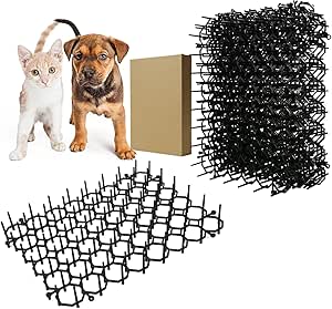 Pack of 12 Thorn Grid Against Cats, Spikes Thorn Grid, Anti Cat Mat ...