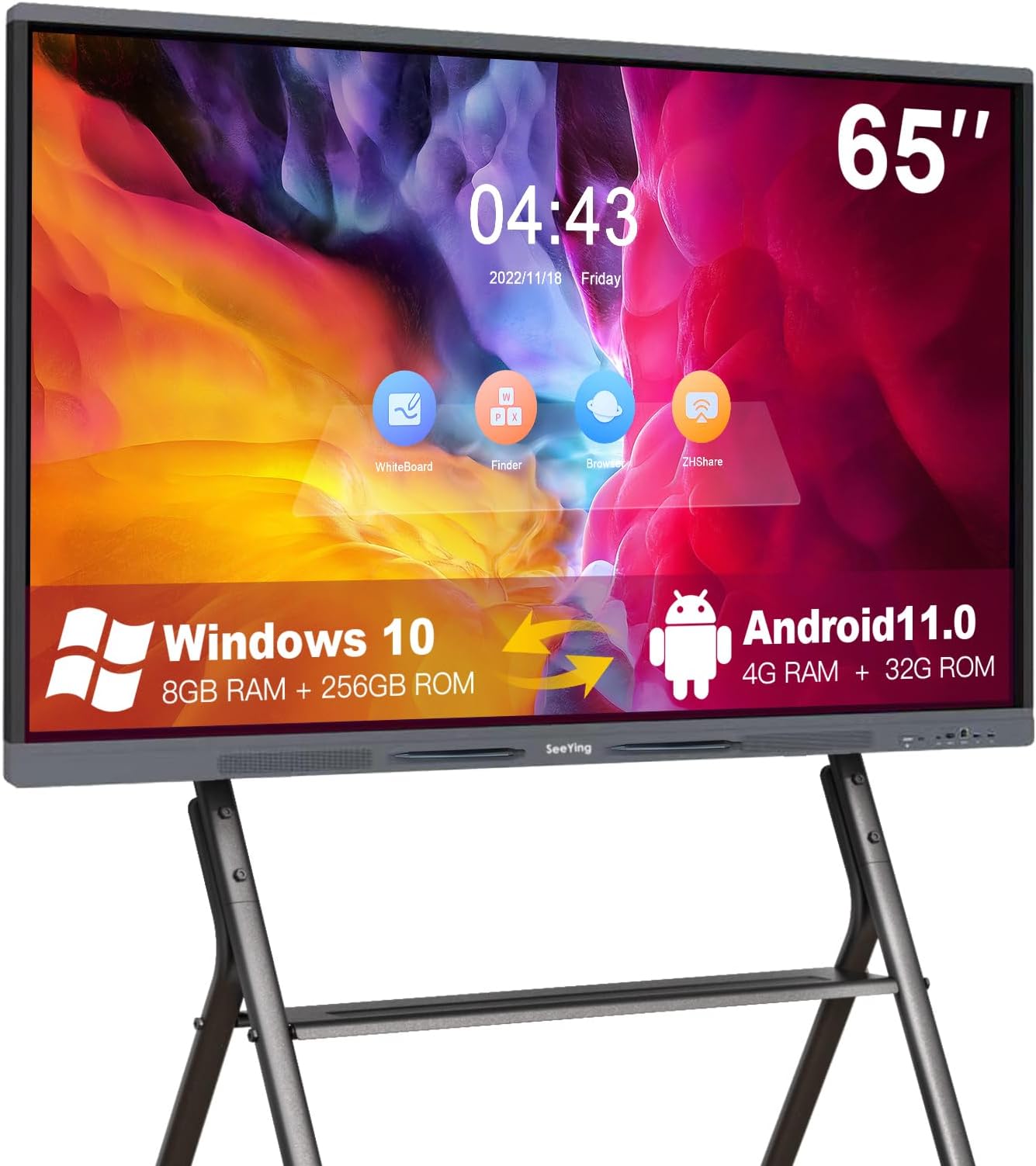 Amazon.com: Vibe S1 4K UHD Smart Board, 55 Inch Digital Whiteboard for ...