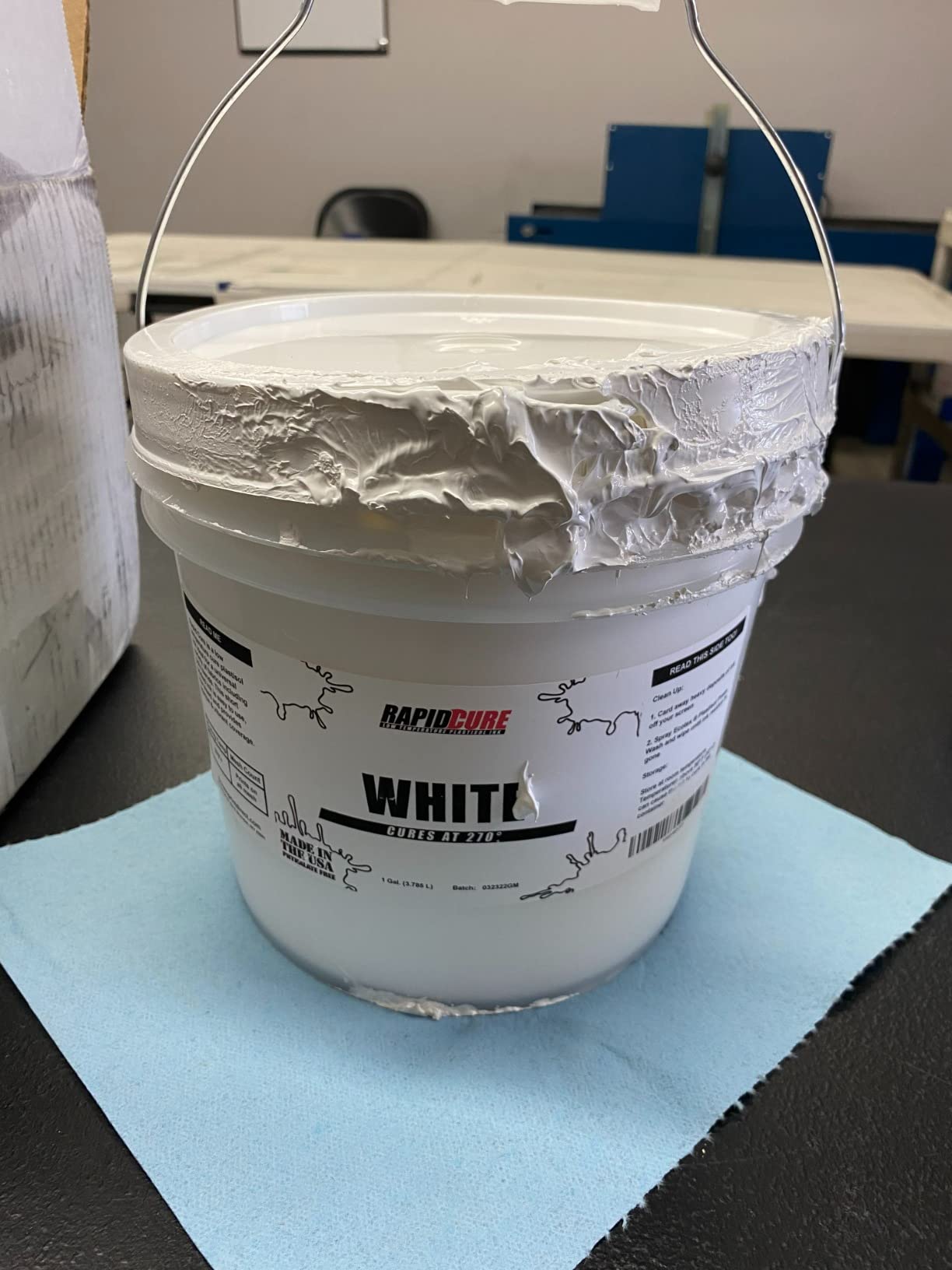 $5/mo - Finance Rapid Cure White Screen Printing Ink (8oz.) - Plastisol ...