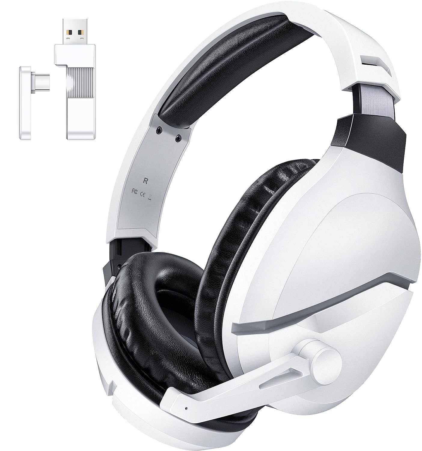 WolfLawS Wireless Gaming Headset with Noise Canceling Microphone for ...