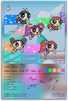 New Jeans Get Up - Póster para álbum de música, decoración de sala de ...