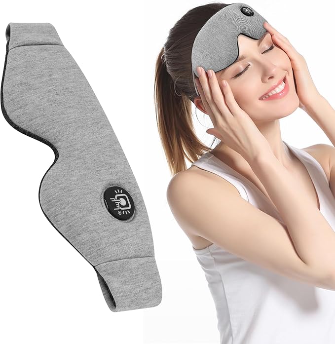 Cordless Heated Eye Mask, Electric Warm Eye Compress with Smart ...