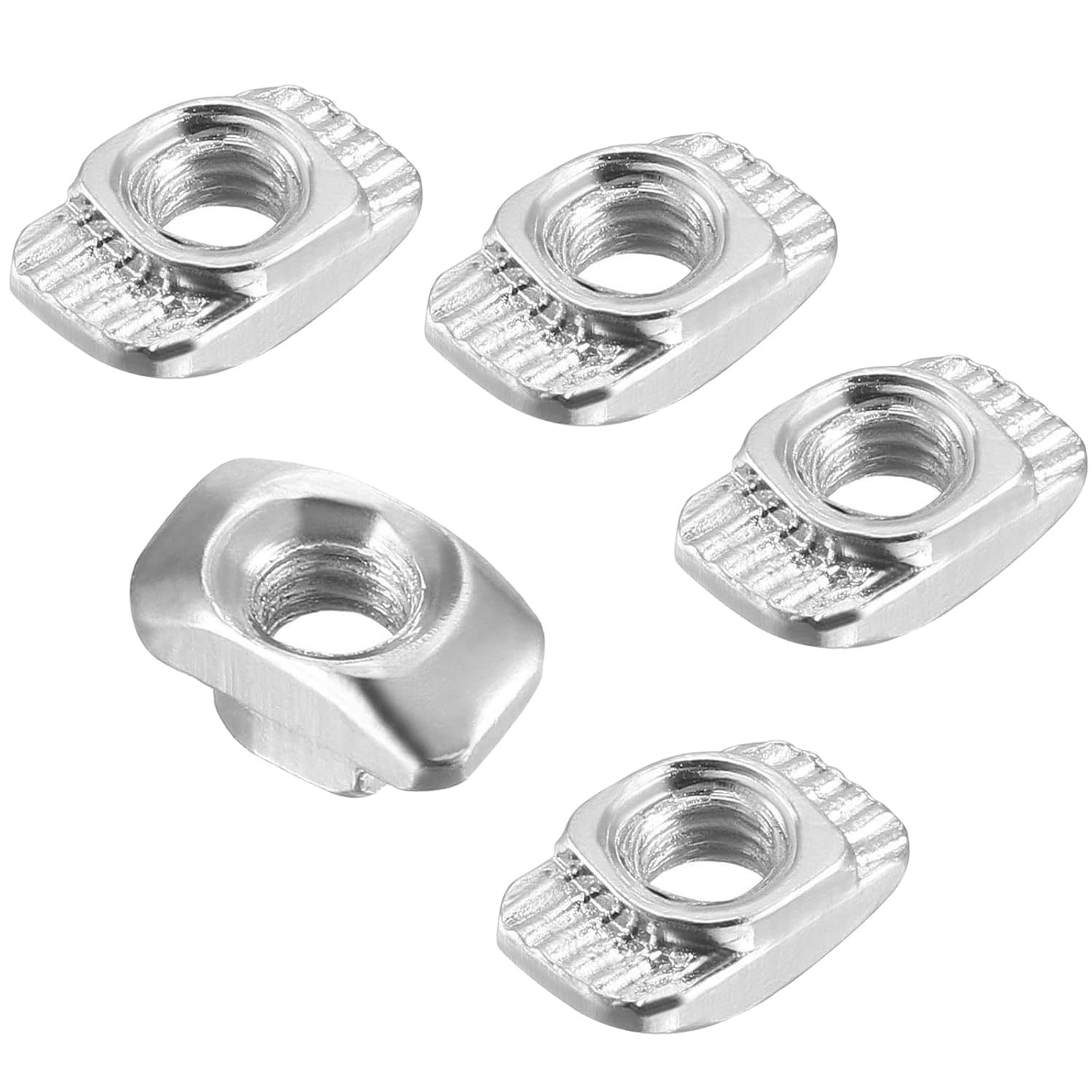 Shuul 120Pcs T-Slot Nuts M5 Aluminum Profile Extrusion Hammer Head ...
