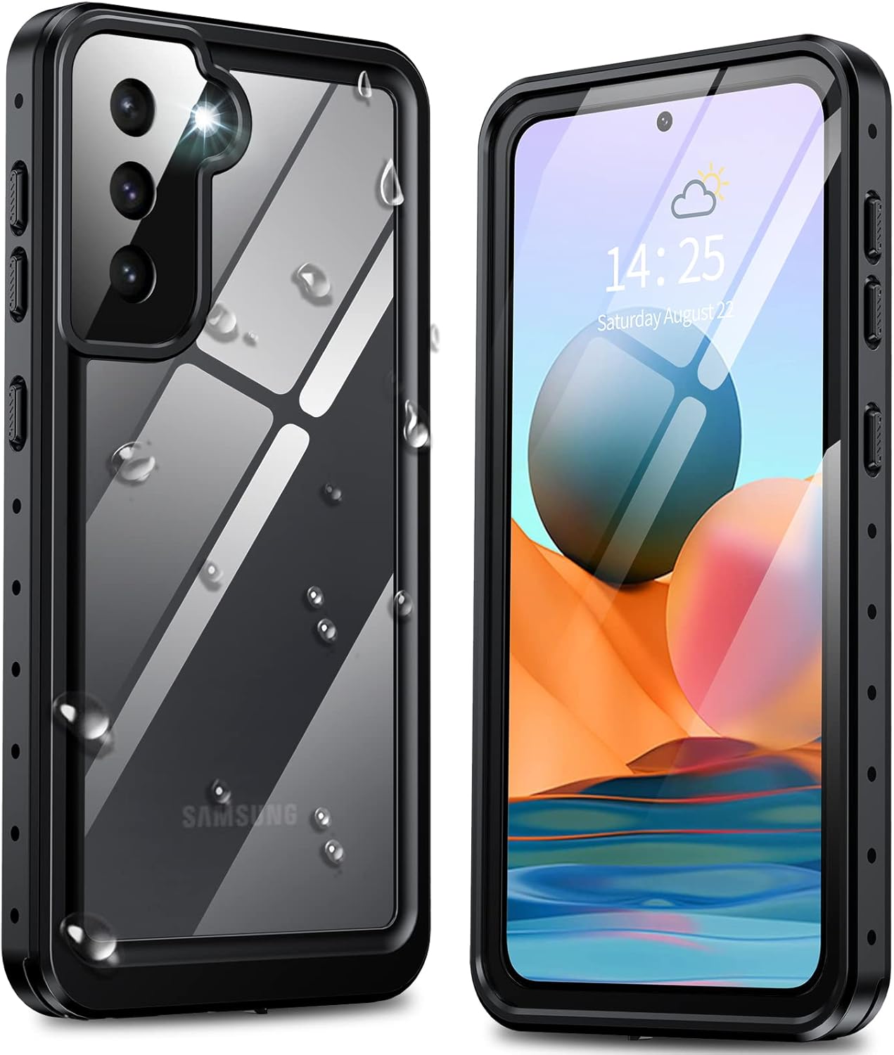 Amazon.com: Alibaydoo for Samsung Galaxy S21 Case Waterproof, Built in ...