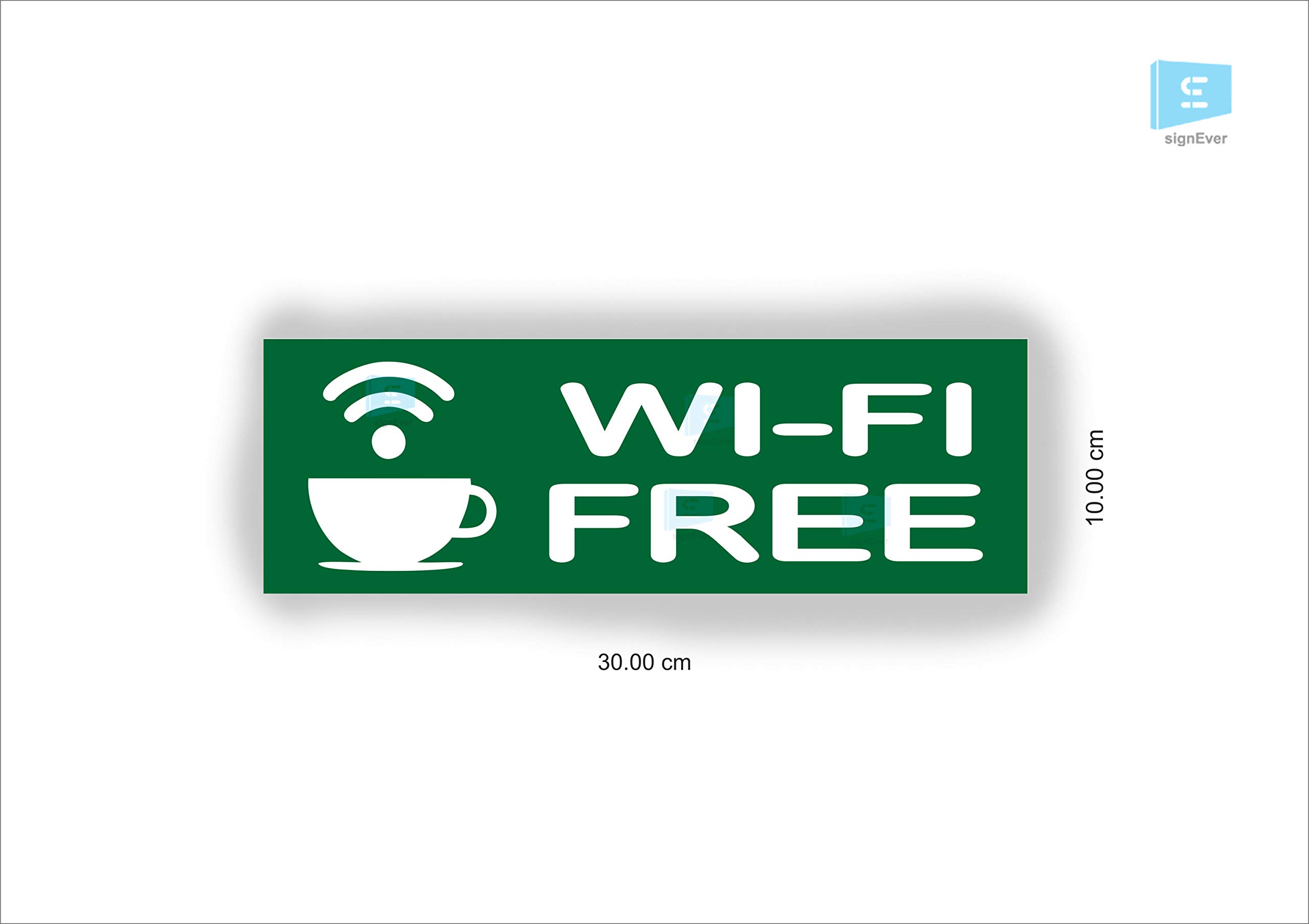 Buy SIGN EVER Free Wifi Sign Boards For Cafe Restaurant Shop Office ...