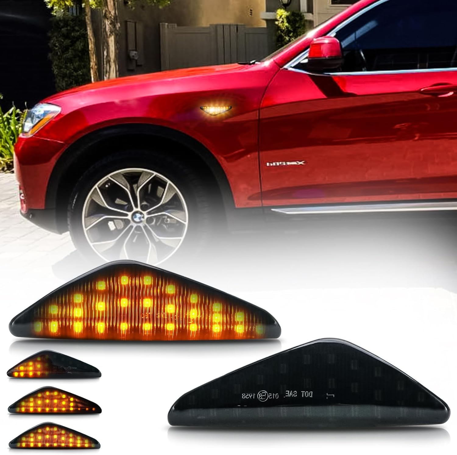 Amazon.com: D-Lumina Sequential LED Side Marker Turn Signal Lights ...