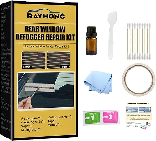 Amazon.com: Qmisify Windshield Repair Kit, Rear Window Defogger Repair ...