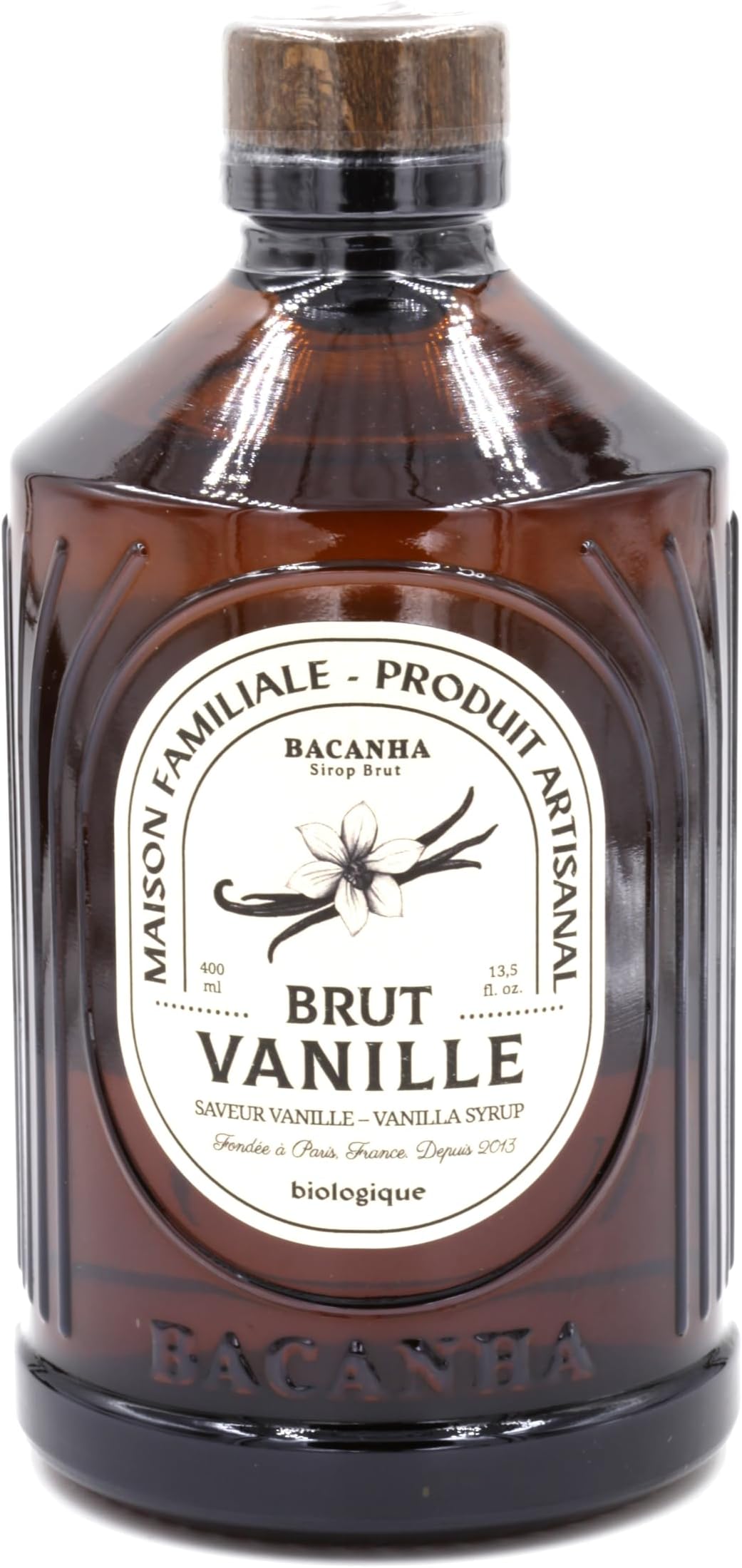 Amazon.com: Bacanha - Vanilla Organic Syrup Syrup - 400ml / 13.52oz ...