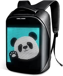Amazon.com: Crelander LED Backpack, 16 inch App Control Smart Dynamic ...