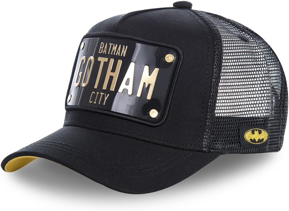 Casquette Homme Trucker COLLABS DC Comics Batman Noir : Amazon.fr: Mode