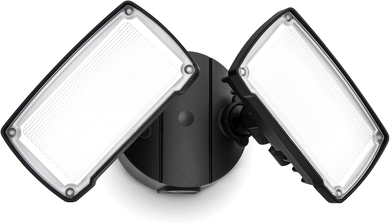 LUTEC 32W 3500LM Integrated Dual-Head LED Flood Light Outdoor,Switch ...