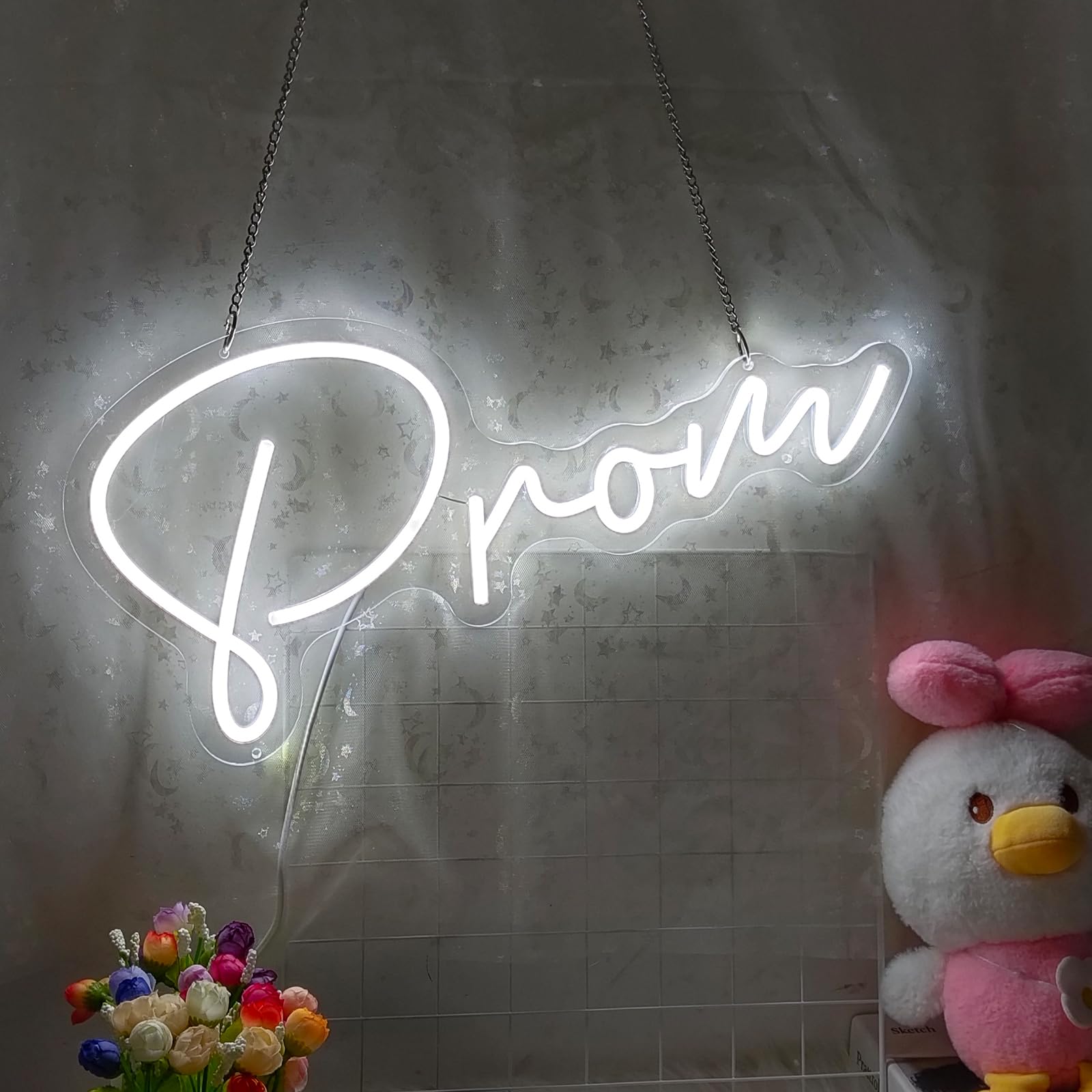 Prom Neon Sign,Prom Led Sign for Wall Decor Neon Prom Party Sign ...