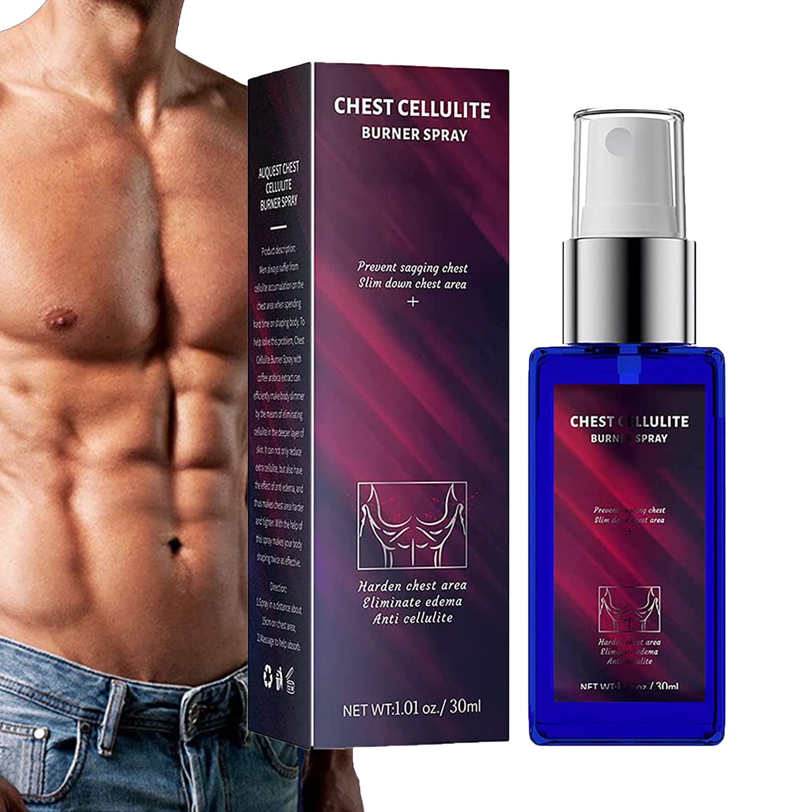 Auchest Gynecomastia Reduction Spray Gynecomastia Reduction Cellulite ...