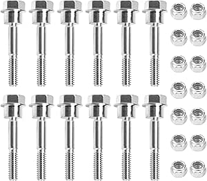 Amazon.com: 12 Pack 580790401 588077502 Shear Pin Bolts and Nuts Kit ...