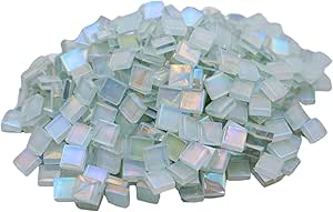 Amazon.com: Yuvori 1.1 lbs Square Crystal Mosaic Tiles, 0.39 inch ...