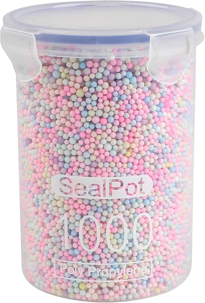 Amazon.com: CCINEE 80000 Pieces Foam Balls Slime Supplies Colorful Foam ...