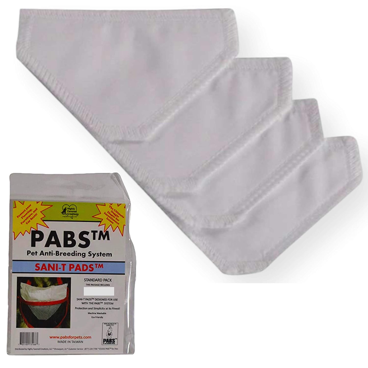 Buy Pet Anti-Breeding System (PABS) Sani-T Pad Refill (4 Pack) (4 Sani ...