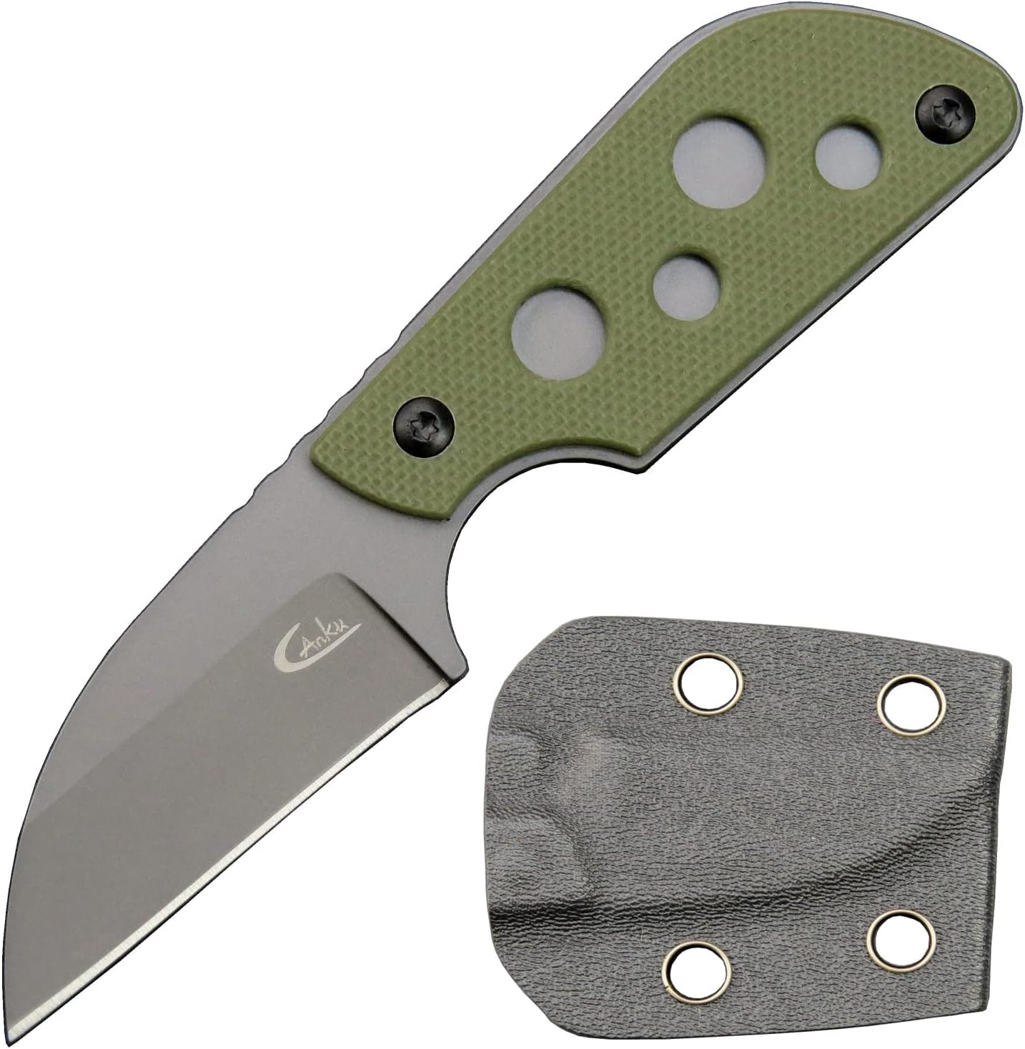 Amazon.com : Ccanku C1297 Fixed Blade Knife,9Cr18Mov Blade G10 Handle ...
