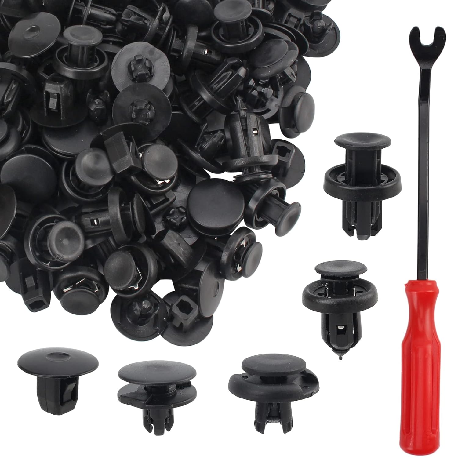 Amazon.com: GoaMotors 131PCS 6 in 1 Fender Liner Retainer Clips 90682 ...