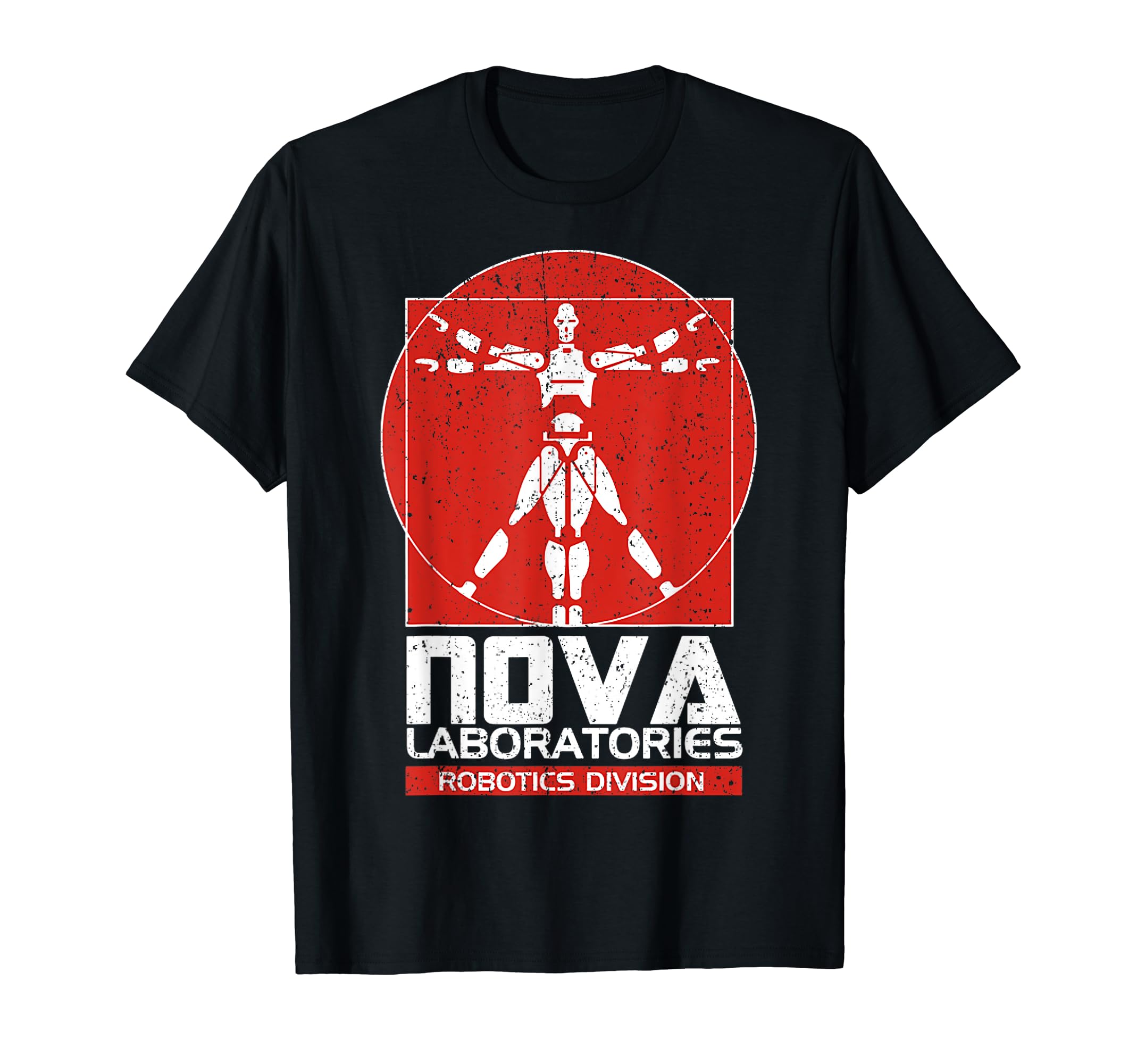Amazon.com: Vintage Nova Laboratories Robotics Division T-Shirt ...