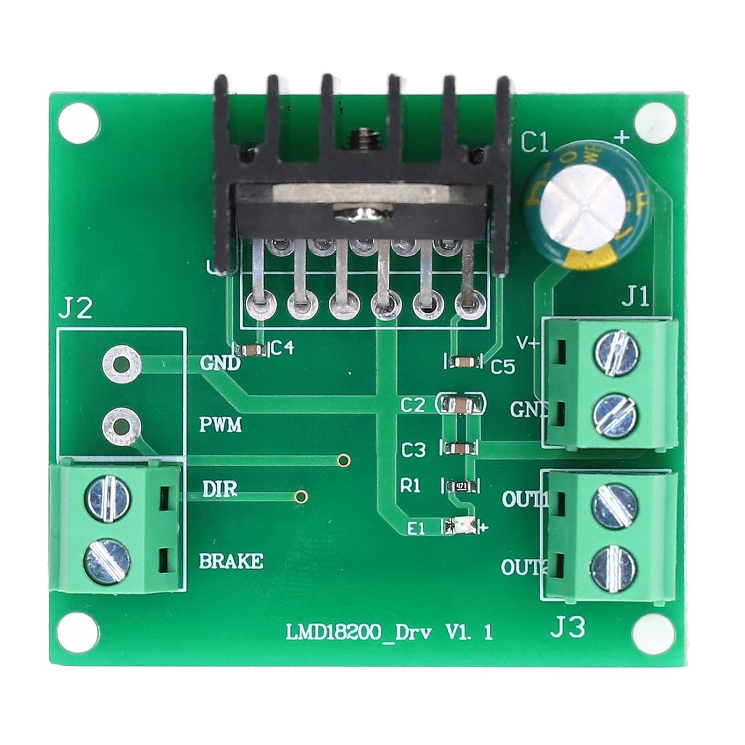 Amazon.com: LMD18200T Compact Size DC Motor Drive Module Motor Driver ...