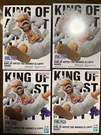 Amazon.co.jp: One Piece Seth Luffy Gear 5 King of First Figure x 4 ...