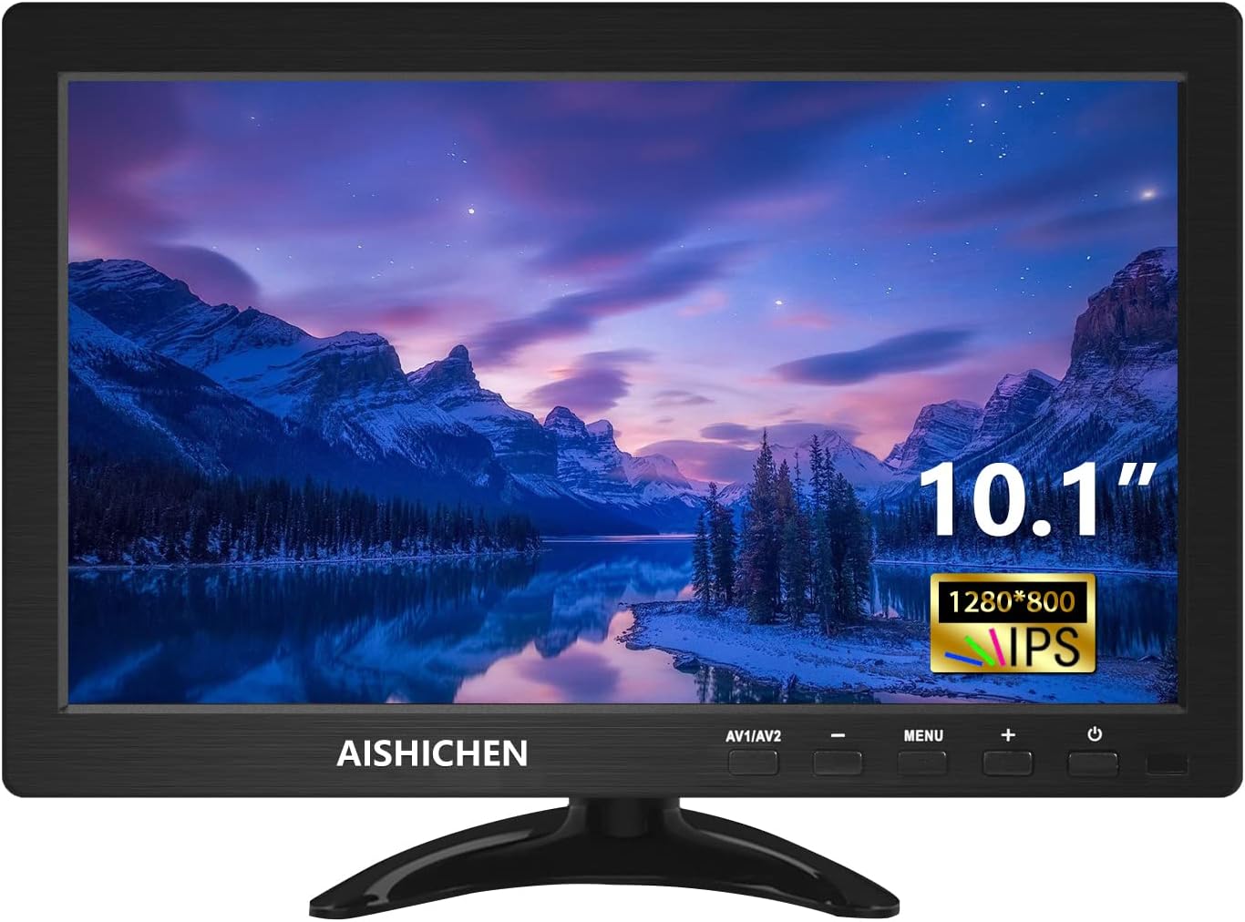 CCTV Mini Monitor 10.1" IPS Full HD 1280x800, 60Hz 3ms Speakers, Small ...