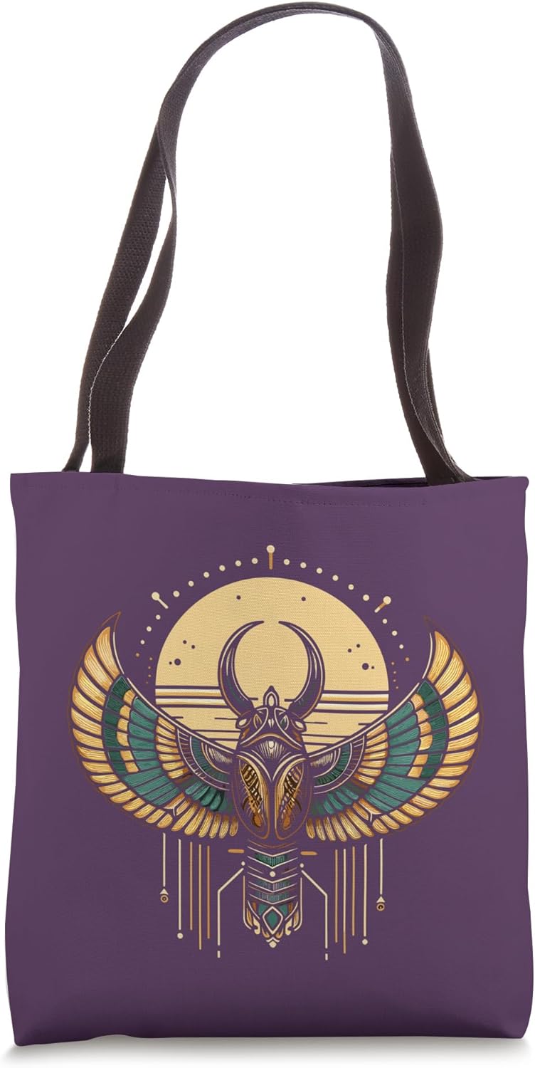 Amazon.com: Minimal Egyptian Scarab Beetle Hieroglyphic Occult Esoteric ...