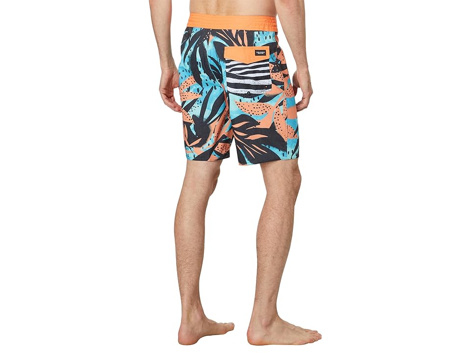 Volcom Waterside Floral Stoney 19 (Tigerlily) Men's Swimwear Sets ...