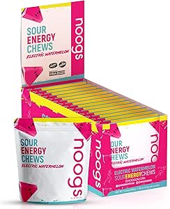 Amazon.com: Noogs - Sour Watermelon Electrolyte Energy Chews for ...